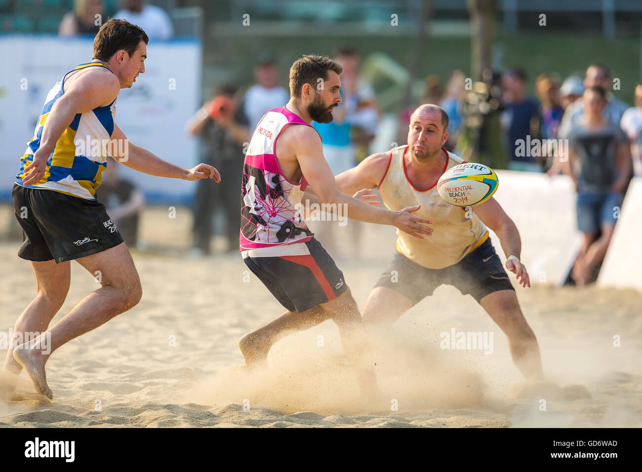 Beach Rugby - Hong Kong Beach 5's 2014 Stock Photo - Alamy