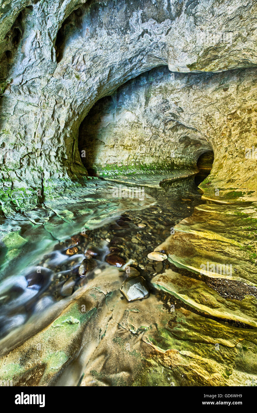 Cave Stream Scenic Reserve, Arthur Pass, New Zealand Stock Photo - Alamy