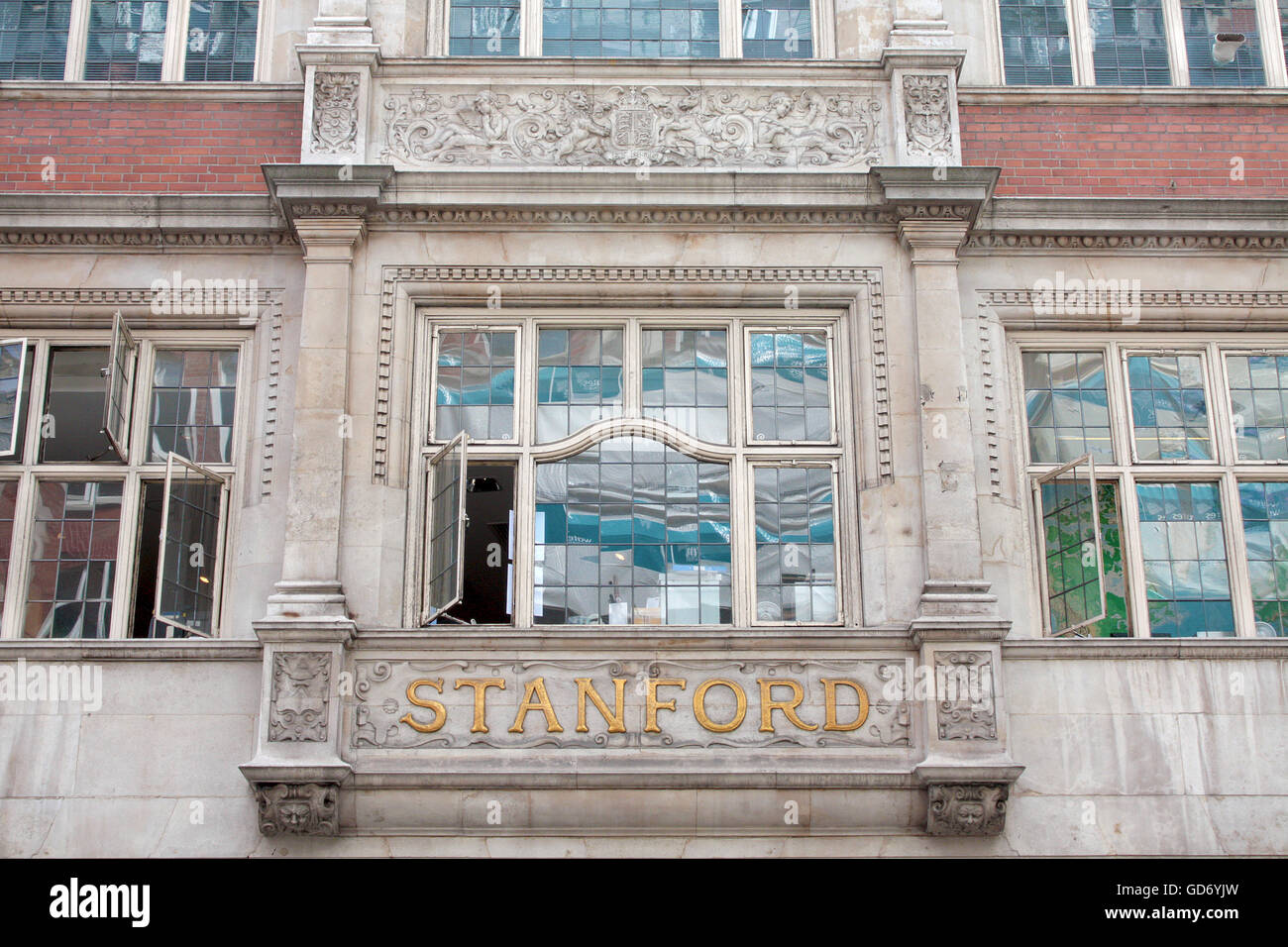 LONDON, UK - AUGUST 14, 2010: a famous maps shop in London Stock Photo ...