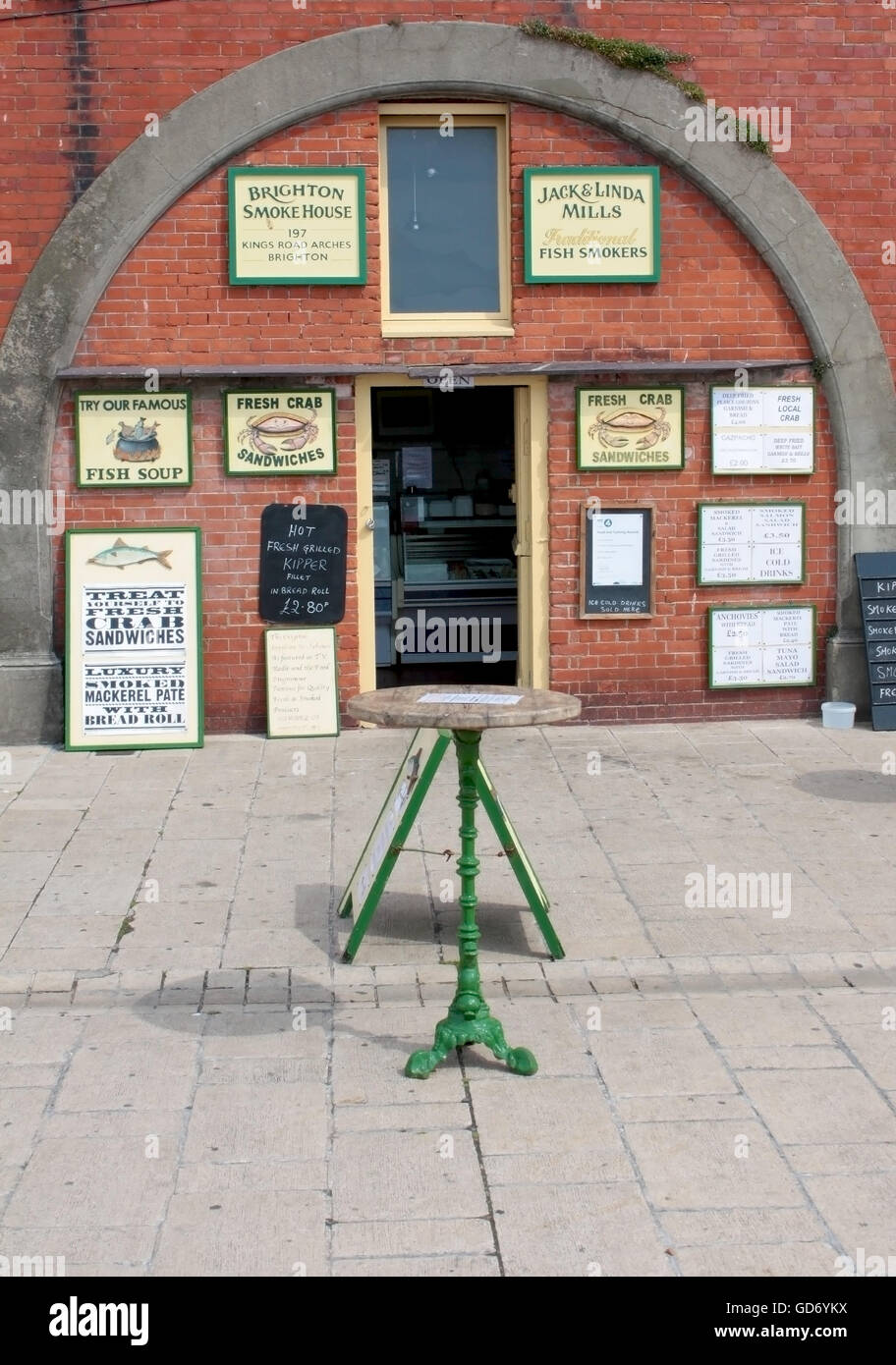exterior view of a traditional smokehouse Stock Photo - Alamy