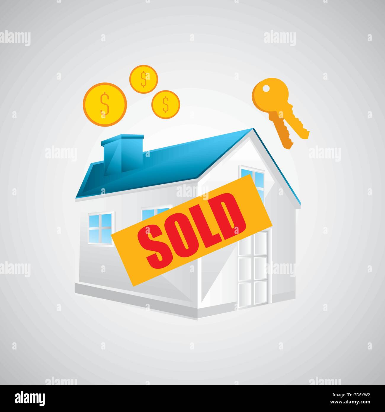 sale house home sold business Stock Vector Image & Art - Alamy