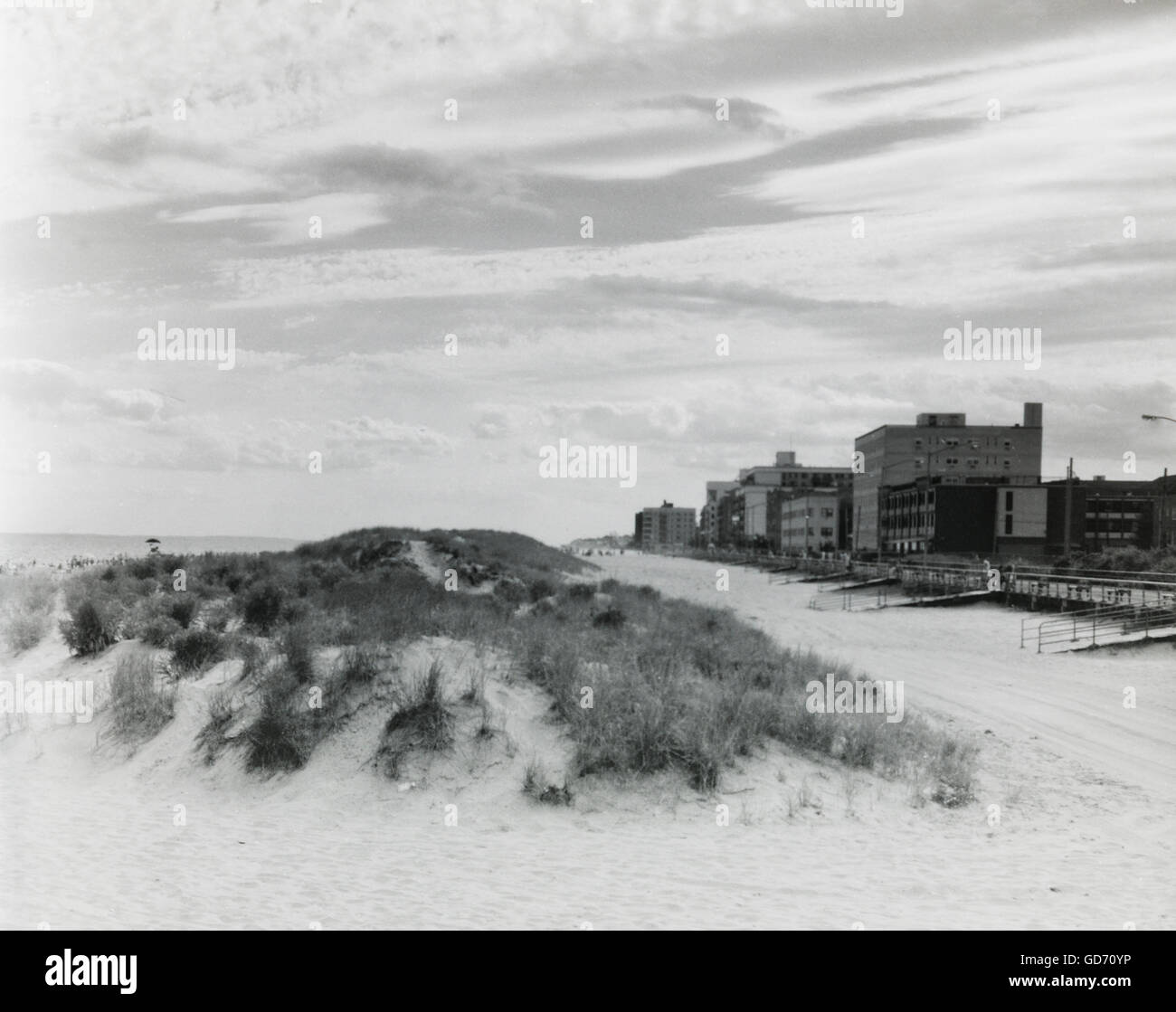Rockaway beach boardwalk hi-res stock photography and images - Alamy