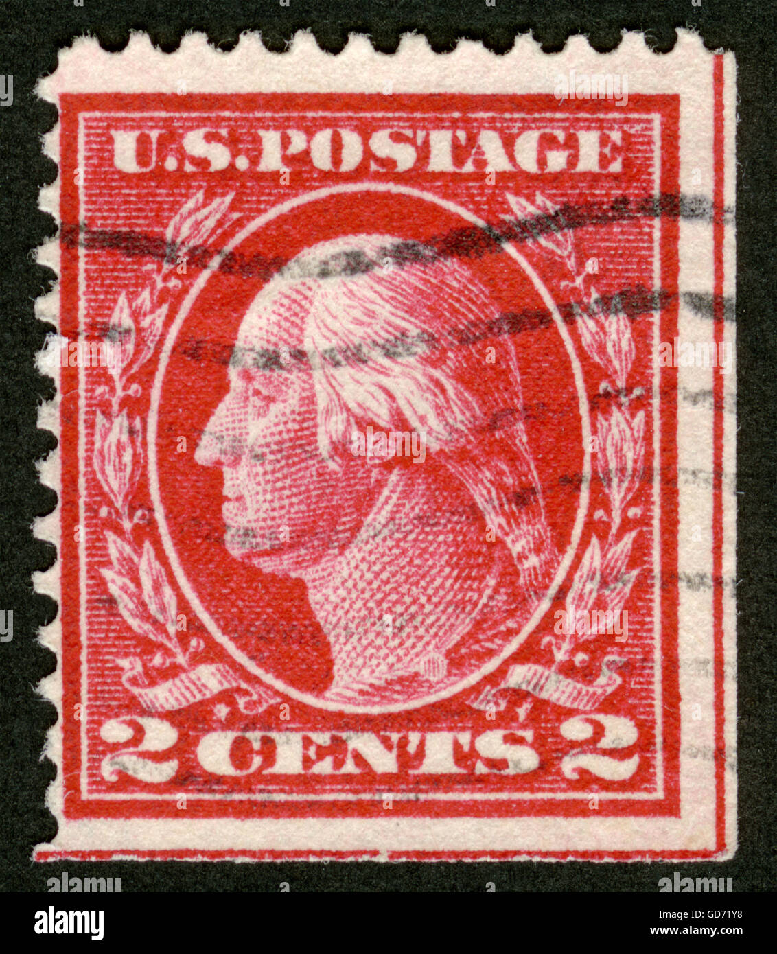 UNITED STATES OF AMERICA - CIRCA 1920 : A stamp printed in USA shows ...