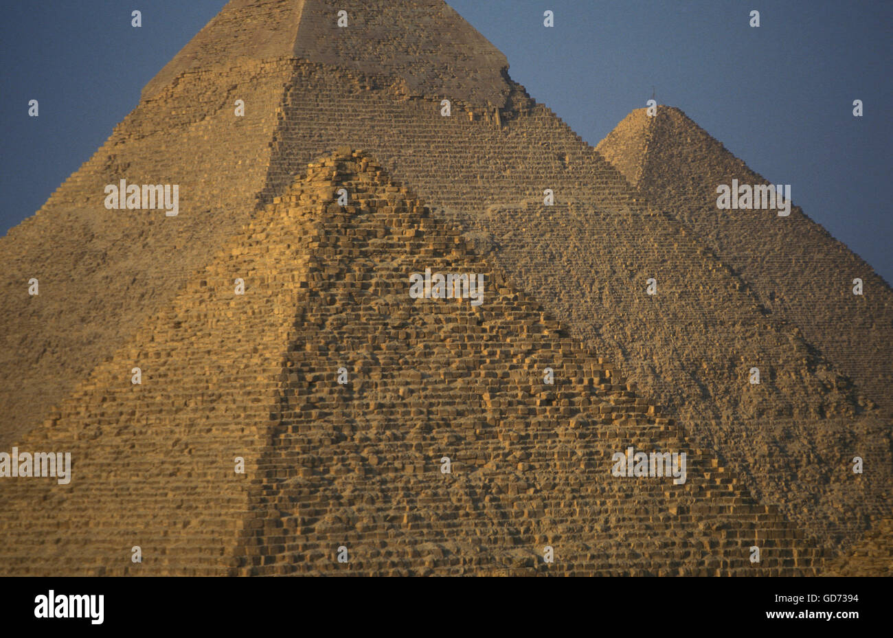 the pyramids pf giza near the city of Cairo the capital of Egypt in ...