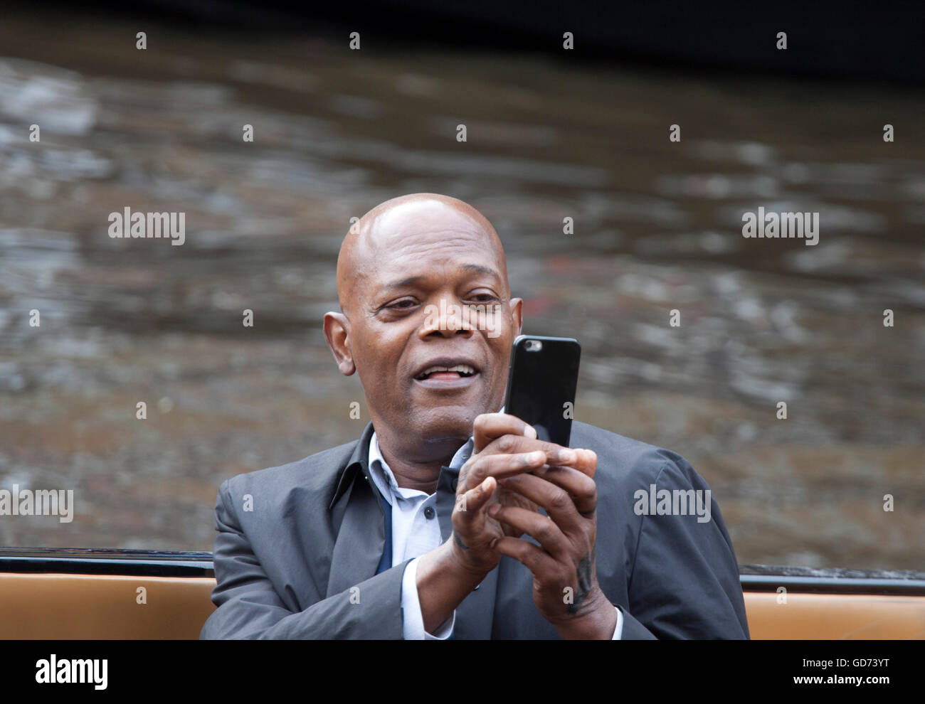 AMSTERDAM, THE NETHERLANDS ,JULY 10 2016; Famous american actor Samuel ...