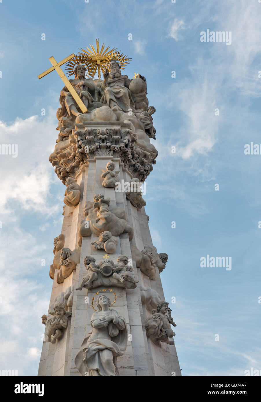 Trinity column and church hi-res stock photography and images - Alamy