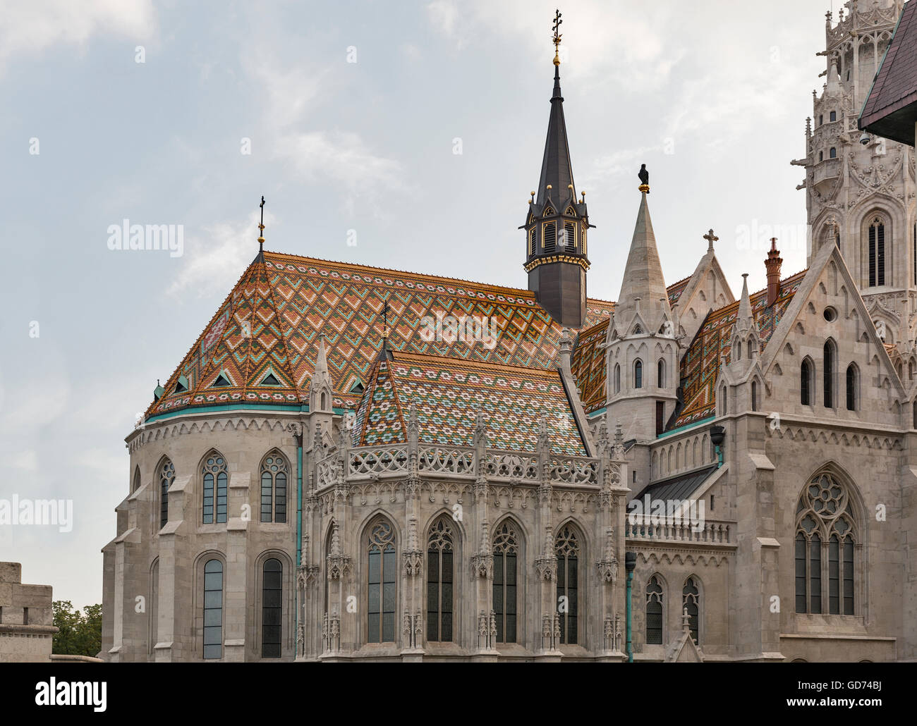 Matthias church in Buda Castle district, Budapest, Hungary Stock Photo ...