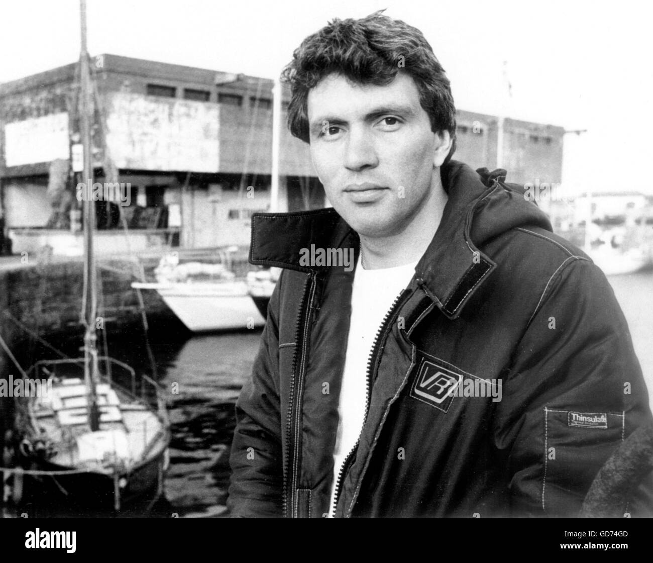 Around world in yacht Black and White Stock Photos & Images - Alamy