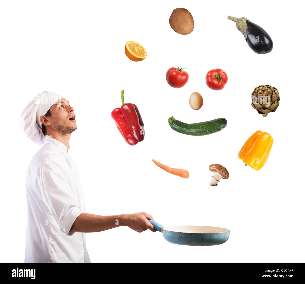 Happy vegetable smile tomato hi-res stock photography and images - Alamy