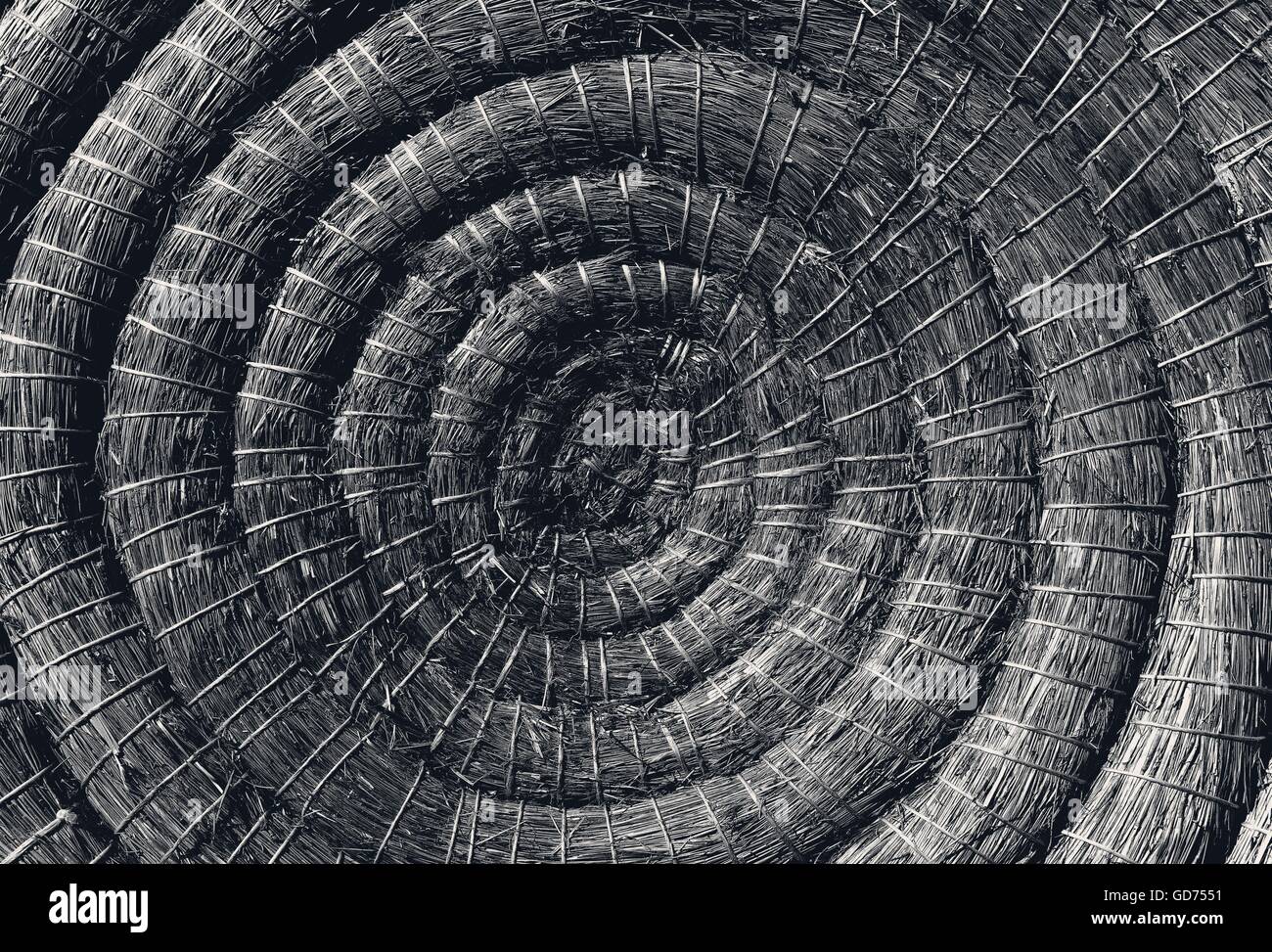 abstract background of straw shield in black and white color Stock ...