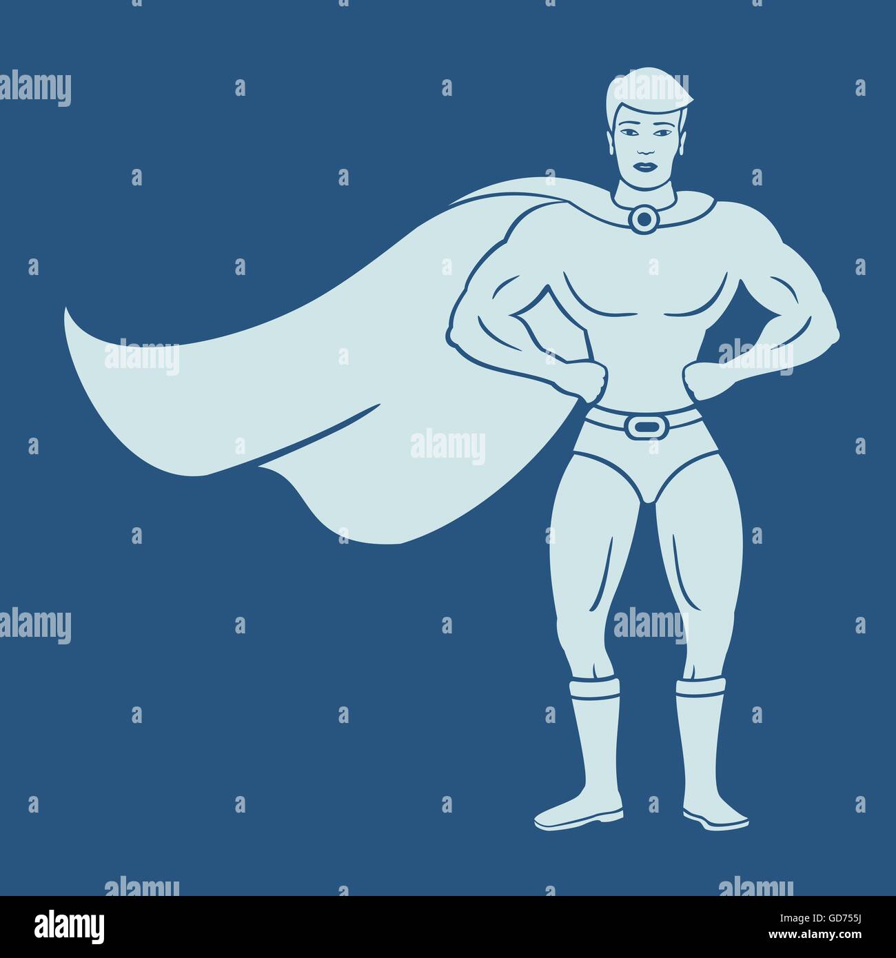 Superhero vector illustration Stock Vector Image & Art - Alamy