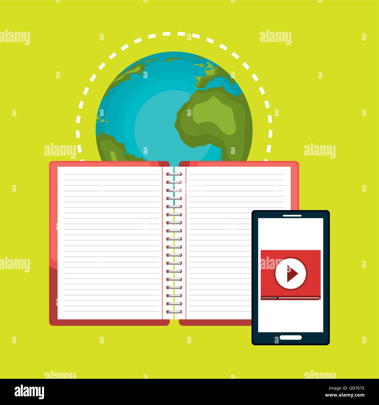 world and books isolated icon design Stock Vector Image & Art - Alamy