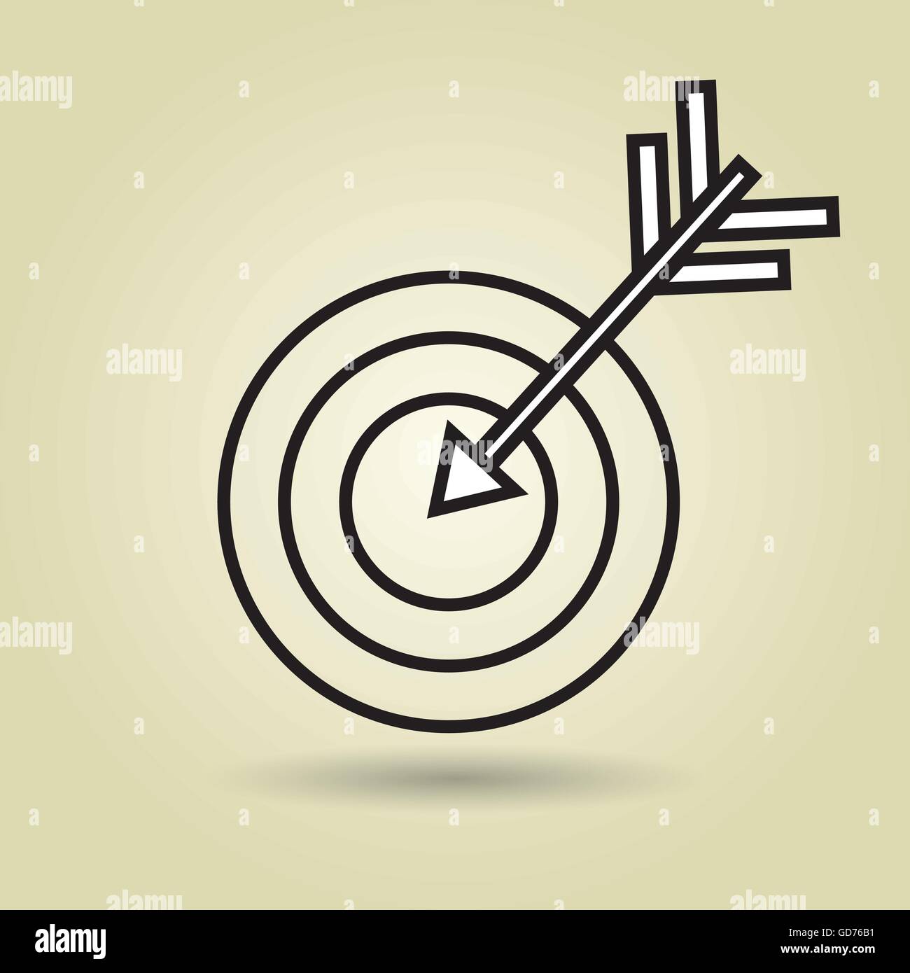 symbol of target isolated icon design Stock Vector Image & Art - Alamy