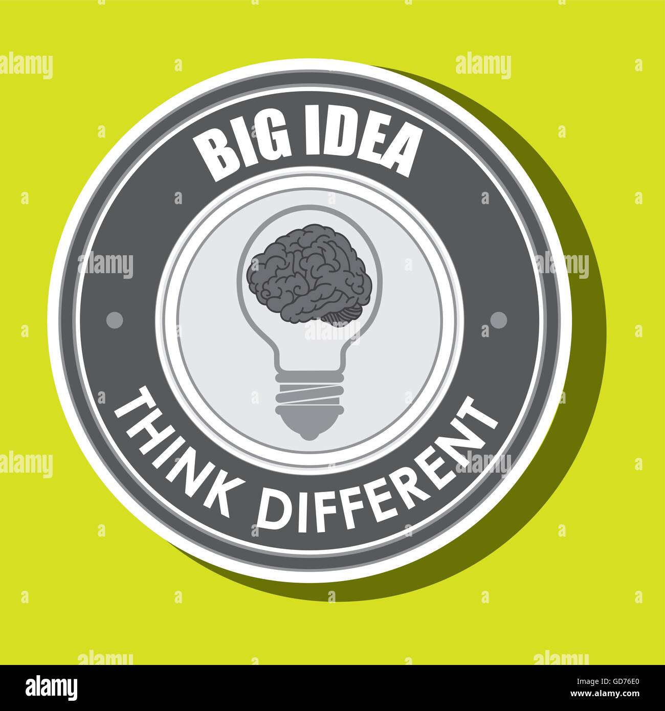 think different isolated icon design Stock Vector Image & Art - Alamy