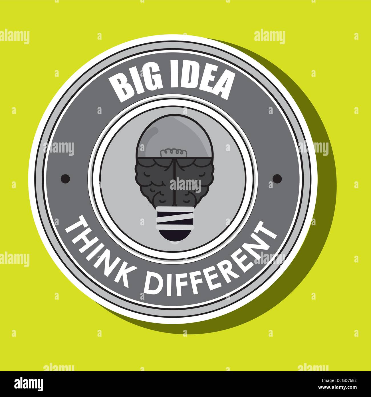 think different isolated icon design Stock Vector Image & Art - Alamy