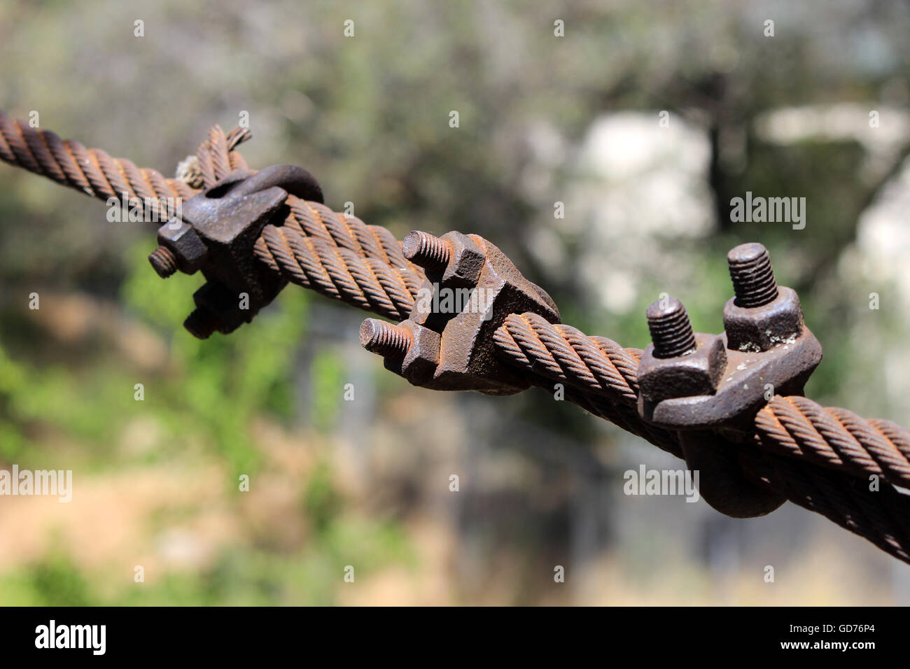 Old Rusted Cable Stock Photo - Alamy