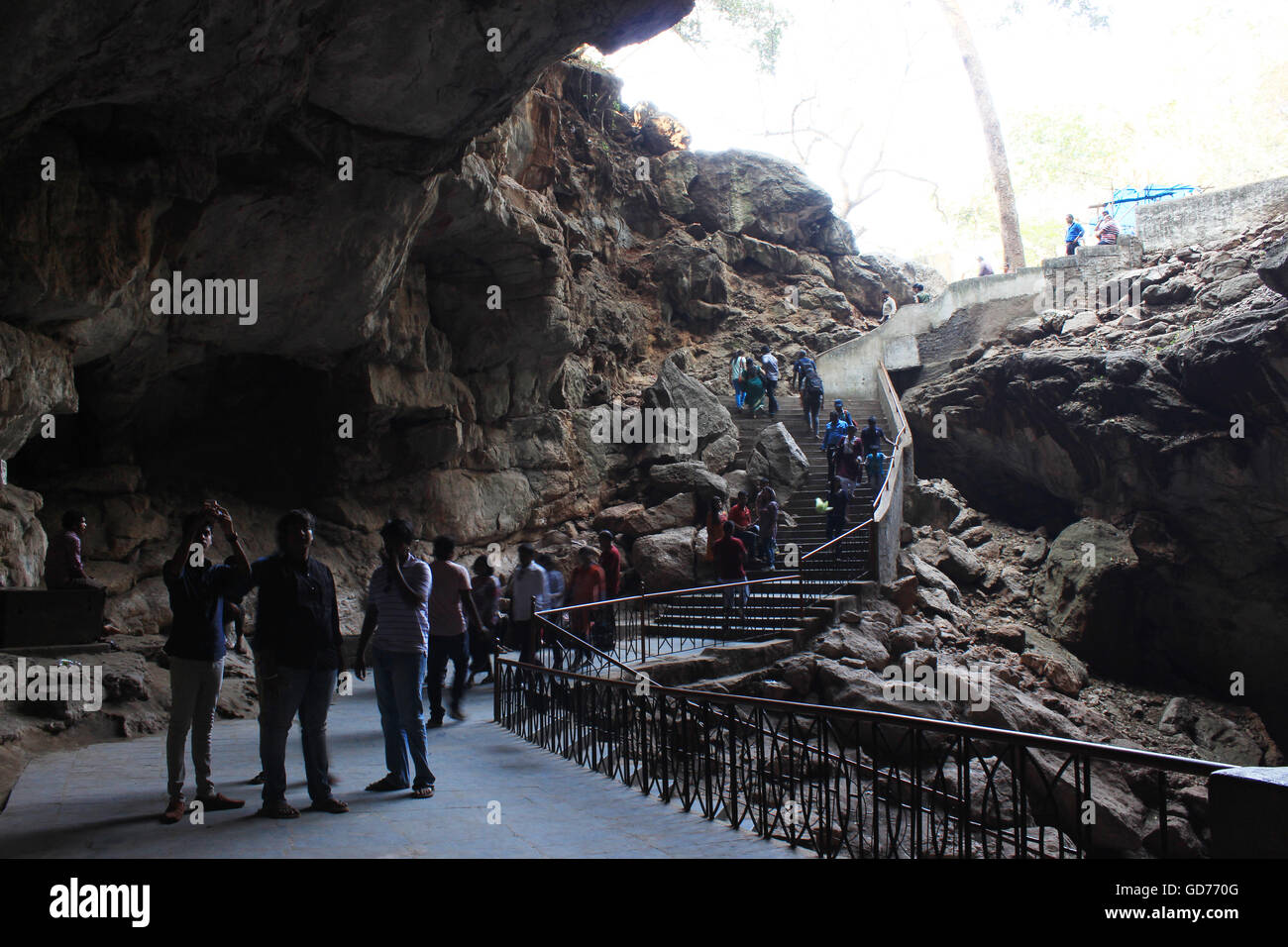 The Borra caves are located on the East coast of India,at Araku valley ...