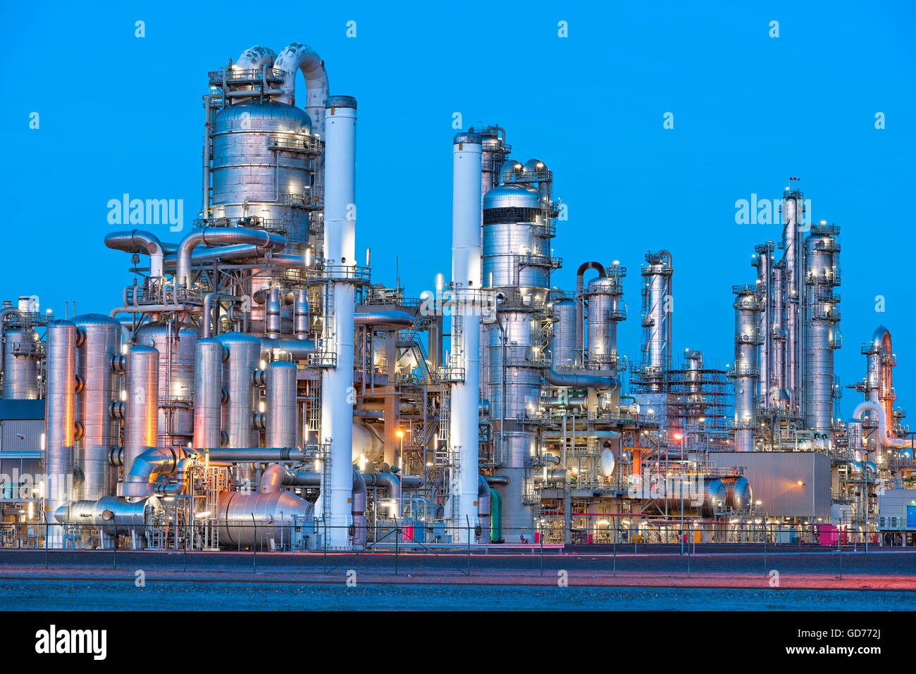 Chemical installation in the Port of Rotterdam Stock Photo - Alamy