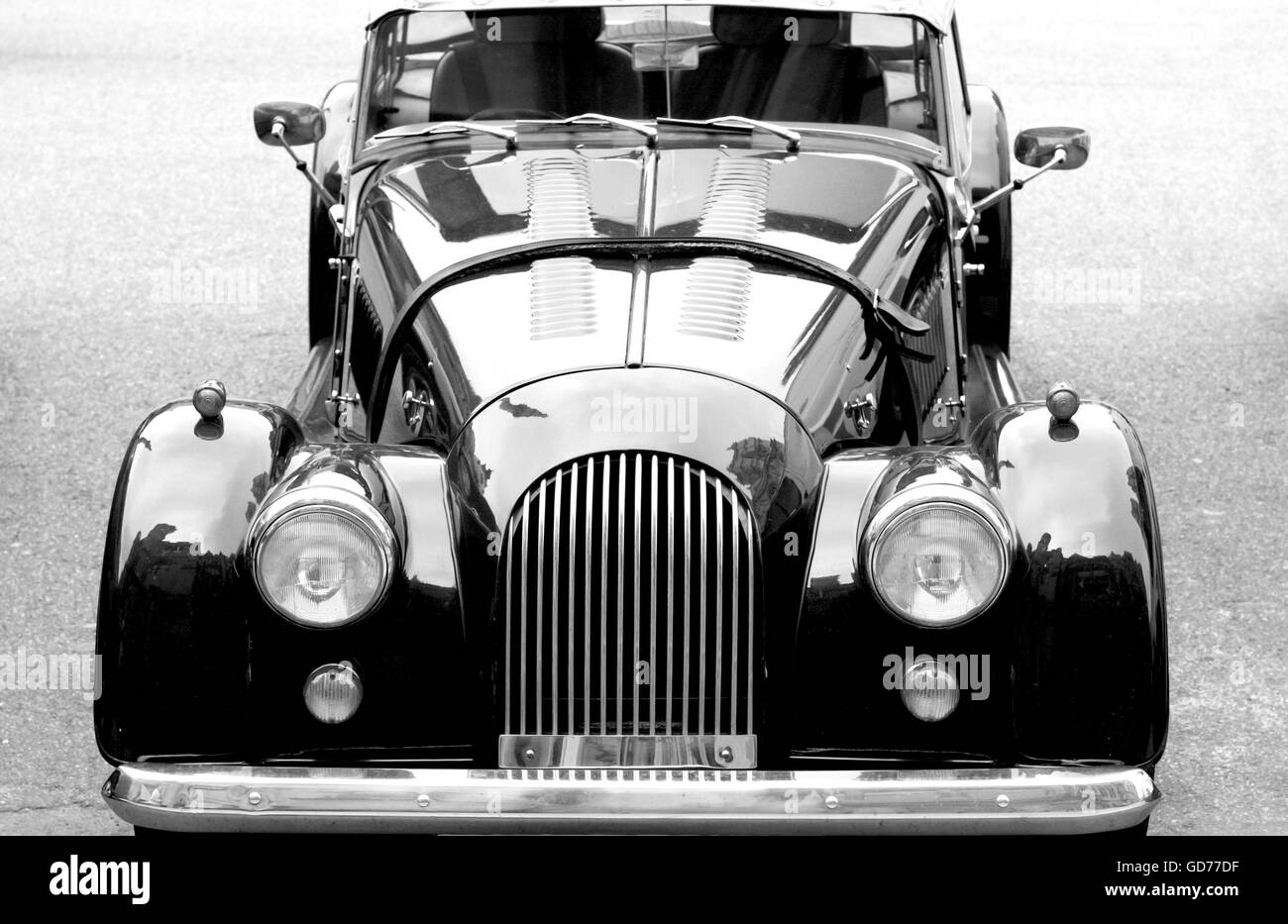Model old car Black and White Stock Photos & Images - Alamy