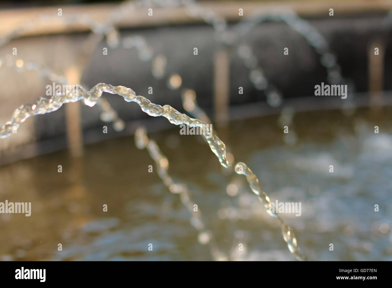 water splash from a fountain Stock Photo - Alamy