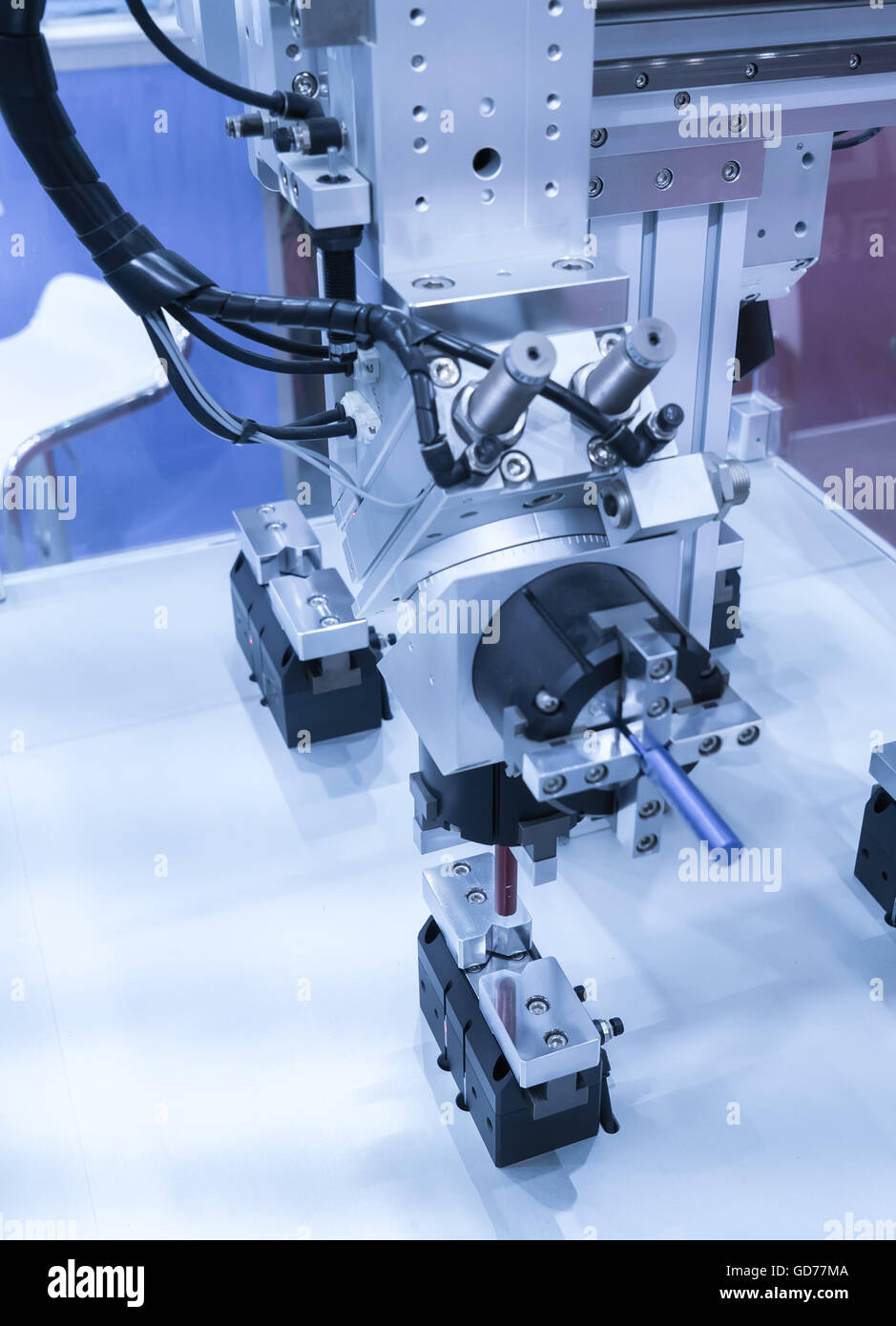 robotic hand machine tool at industrial manufacture factory Stock Photo ...