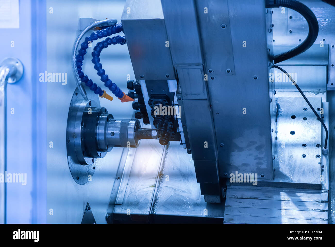 Cnc milling machine milling heads hi-res stock photography and images ...