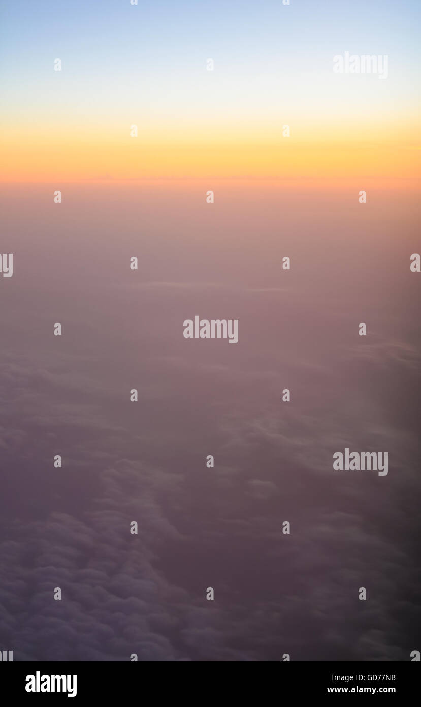 Airplane sky clouds sun hi-res stock photography and images - Alamy