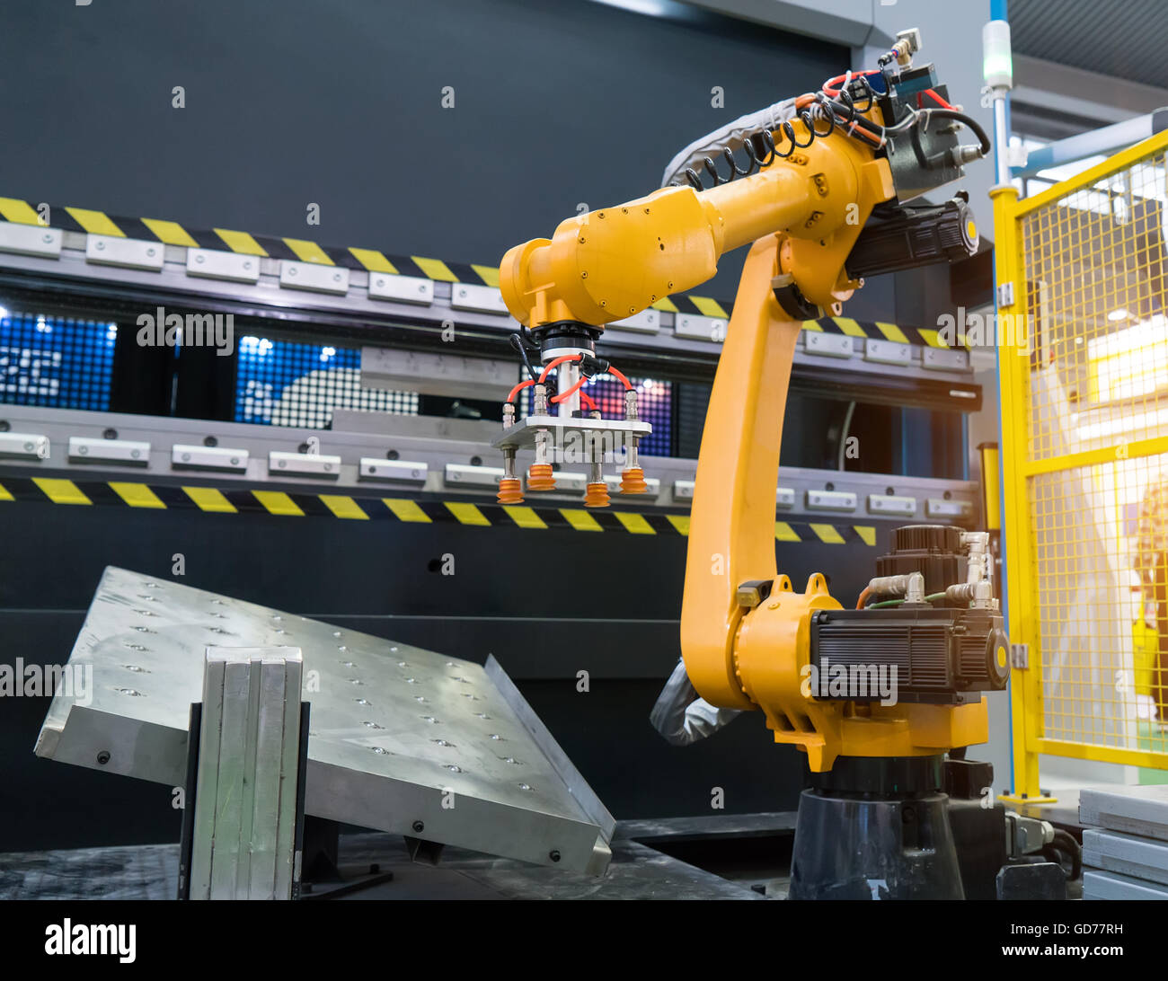 robotic hand machine tool at industrial manufacture factory Stock Photo ...