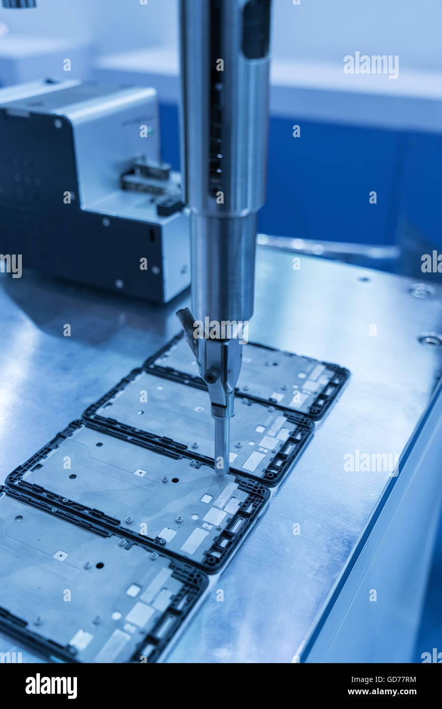 robotic hand machine tool at industrial manufacture factory Stock Photo ...