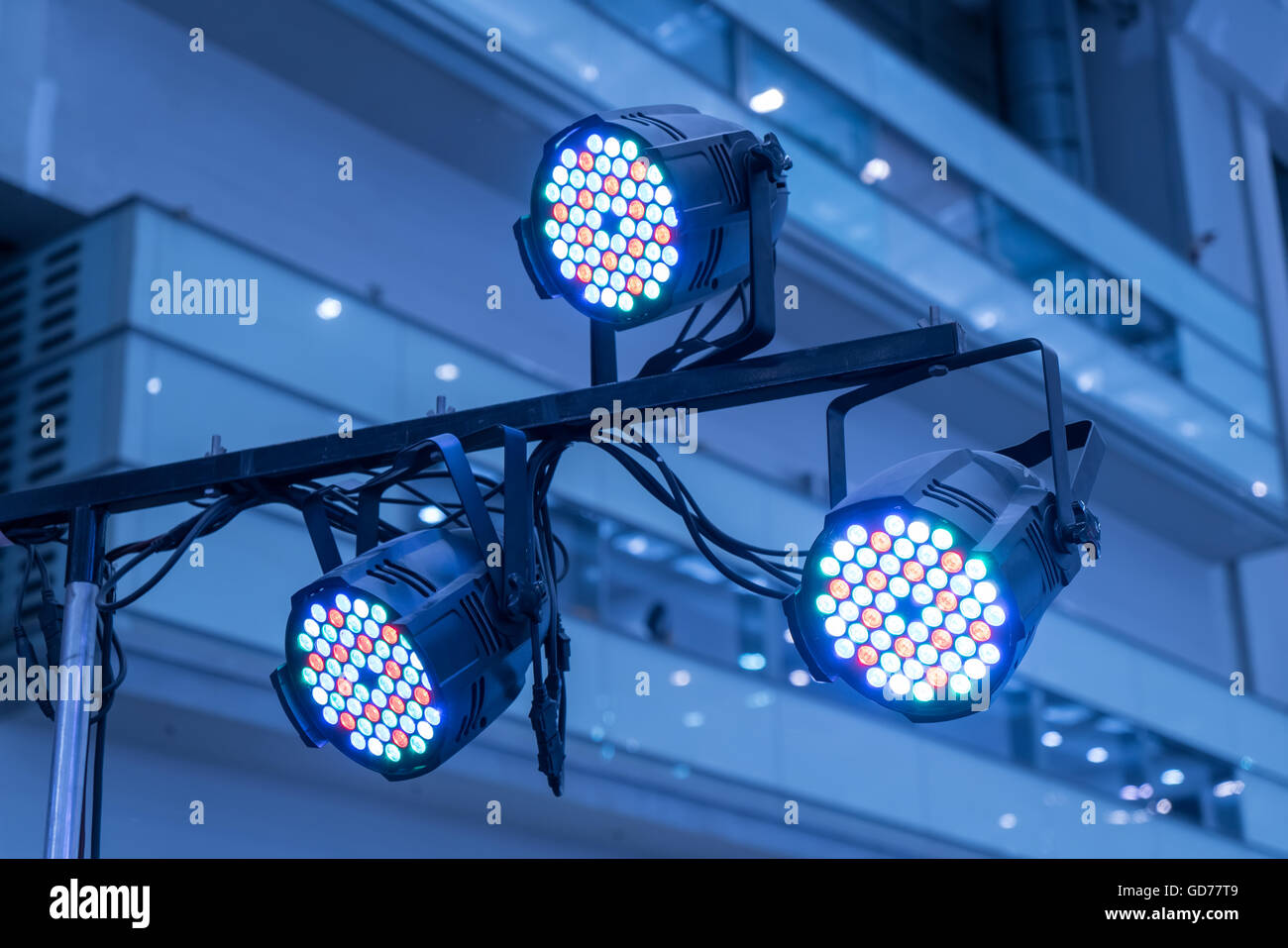 LED Light on mall roof Stock Photo - Alamy