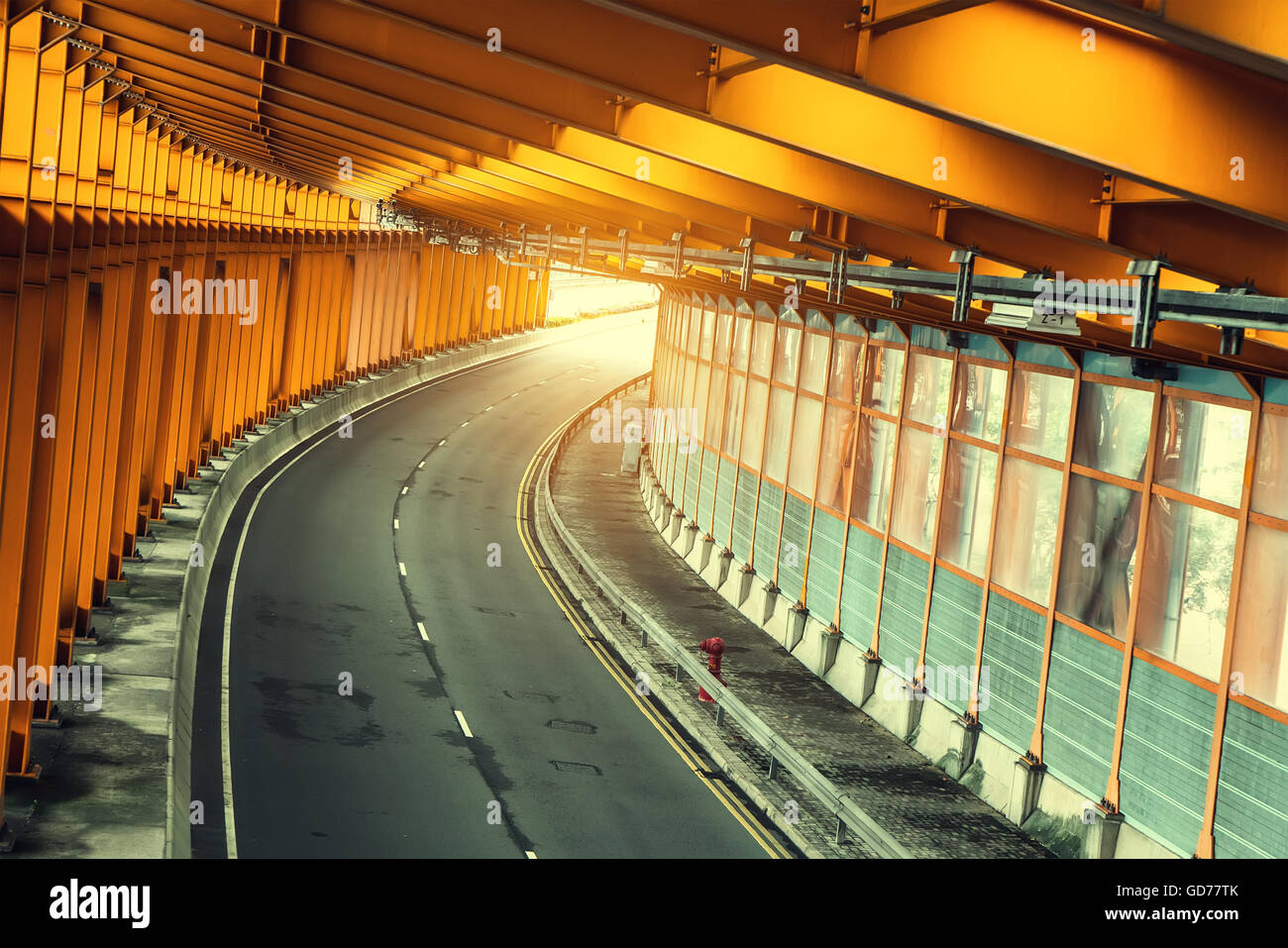 modern road tunnel Stock Photo - Alamy