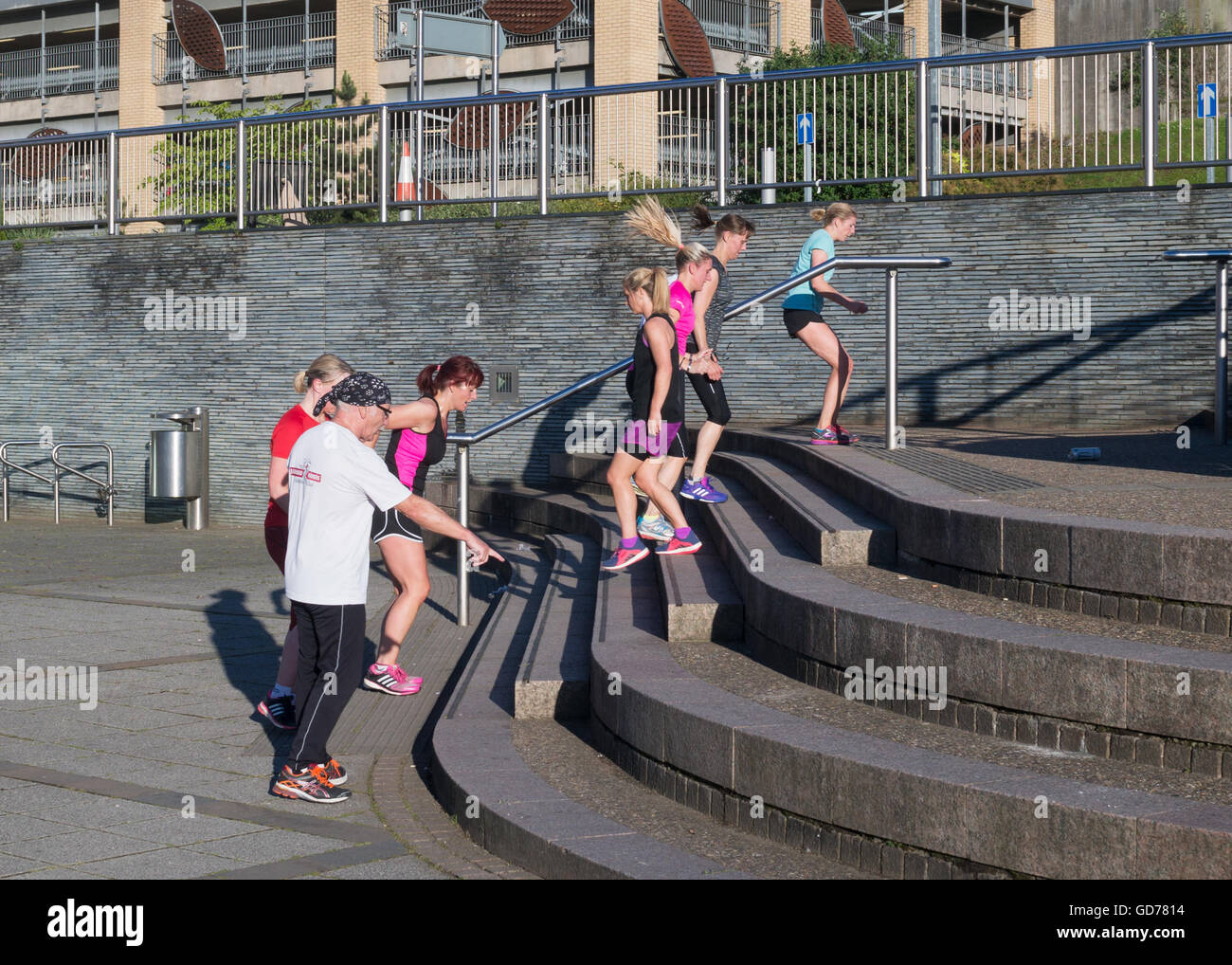Female members of Gateshead Harriers being put through their paces by ...