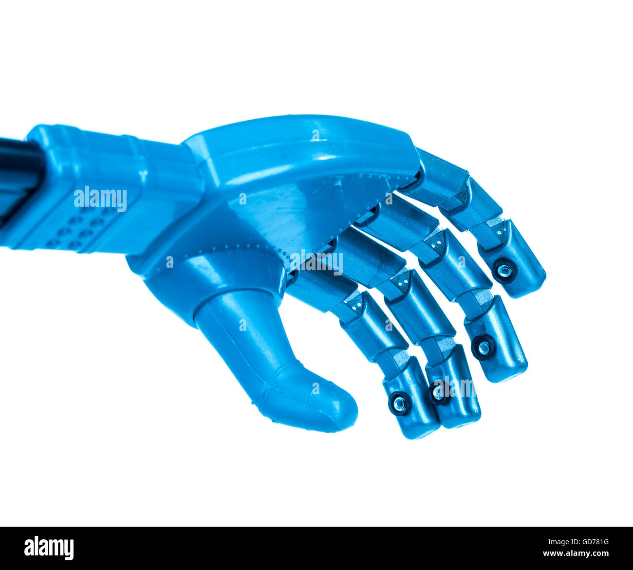 Robot arm touch future Cut Out Stock Images & Pictures - Alamy