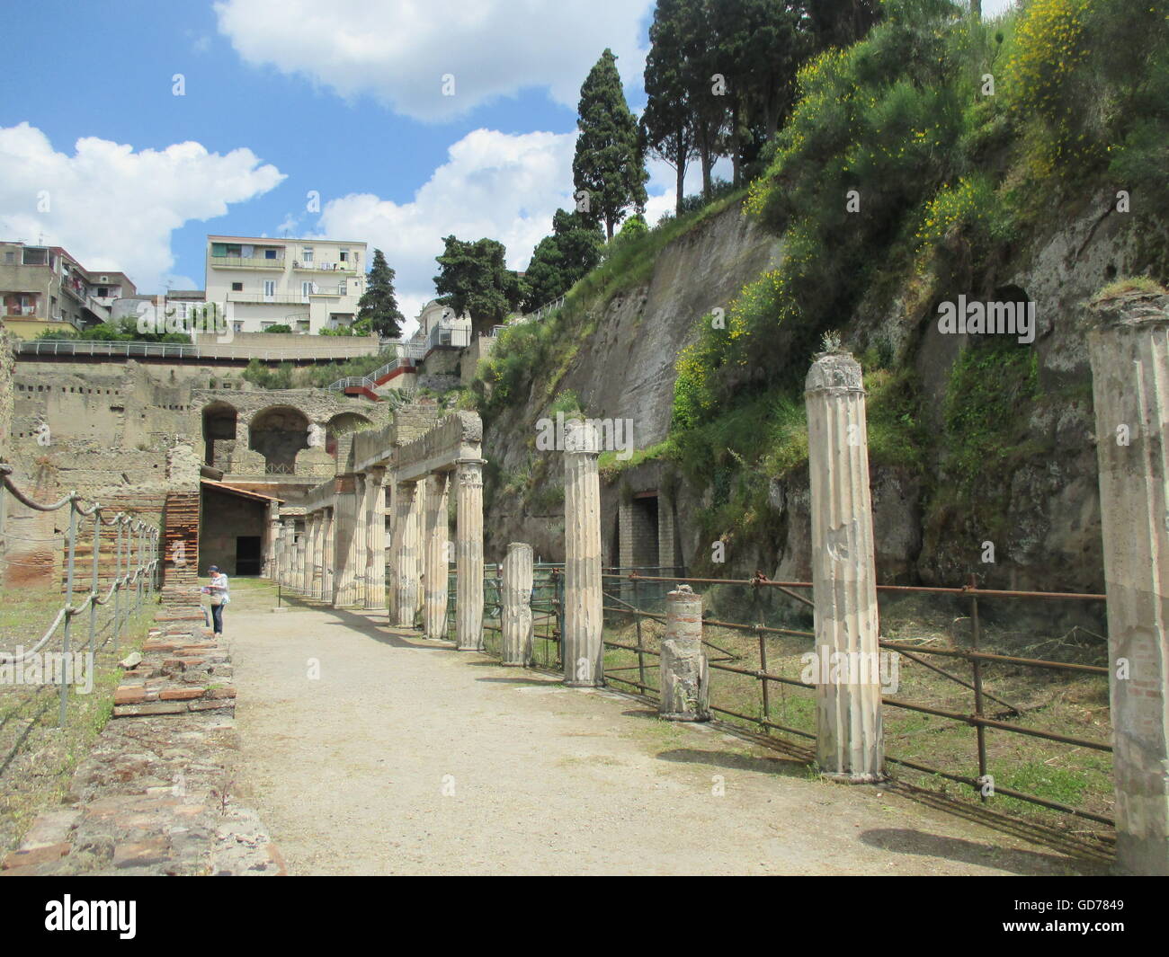 Herculaneum Ercolano Roam Town Stock Photo - Alamy