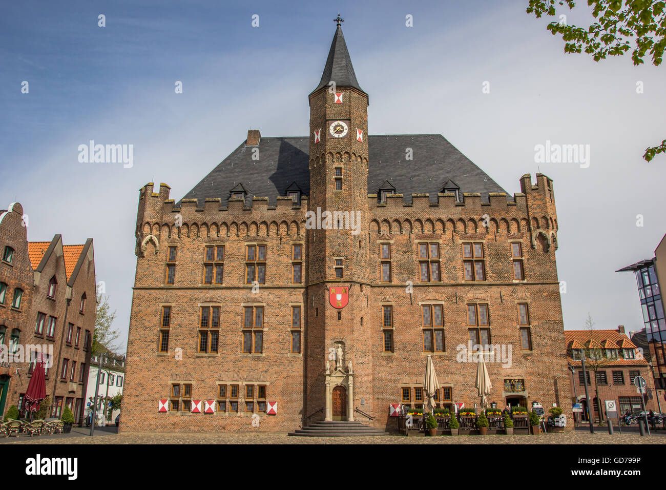 City hall in the old center of Kalkar, Germany Stock Photo - Alamy