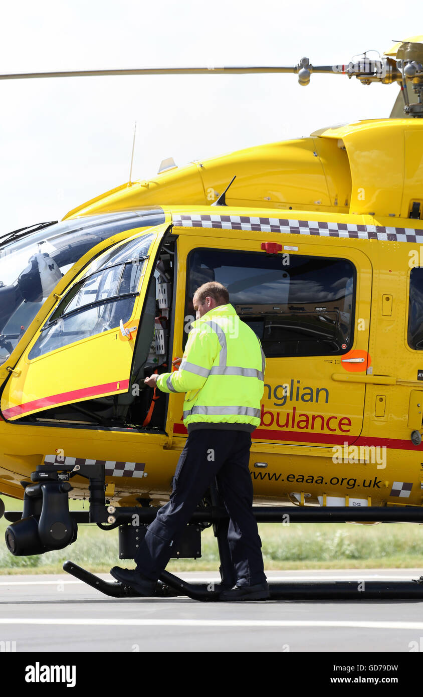 The Duke of Cambridge ahead of a visit by Queen Elizabeth II and the ...