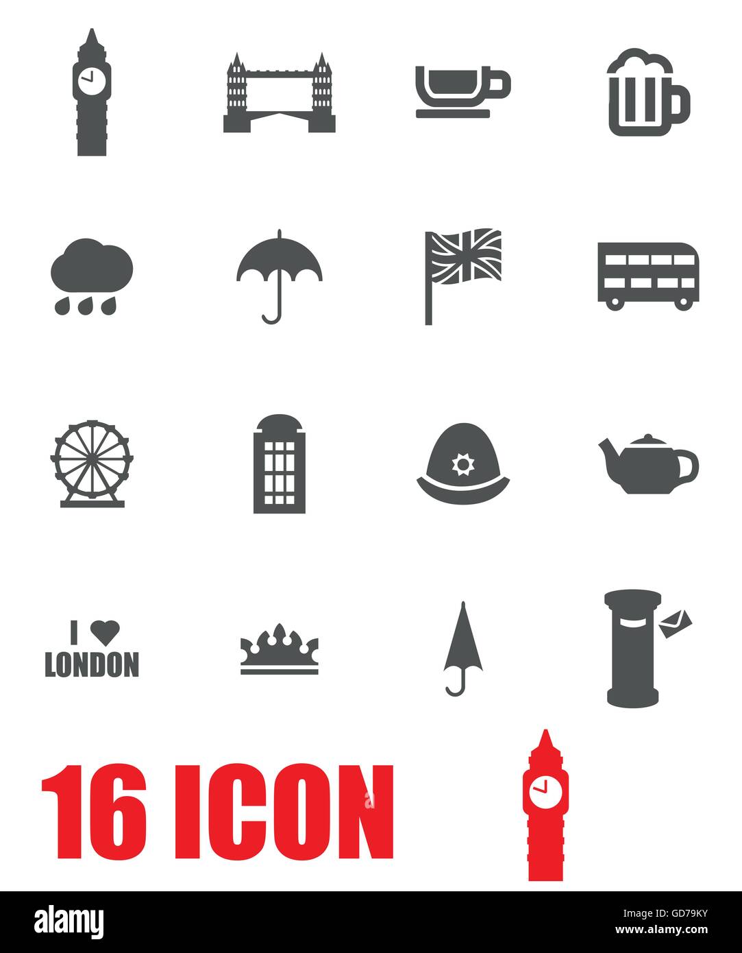 London icon Cut Out Stock Images & Pictures - Alamy