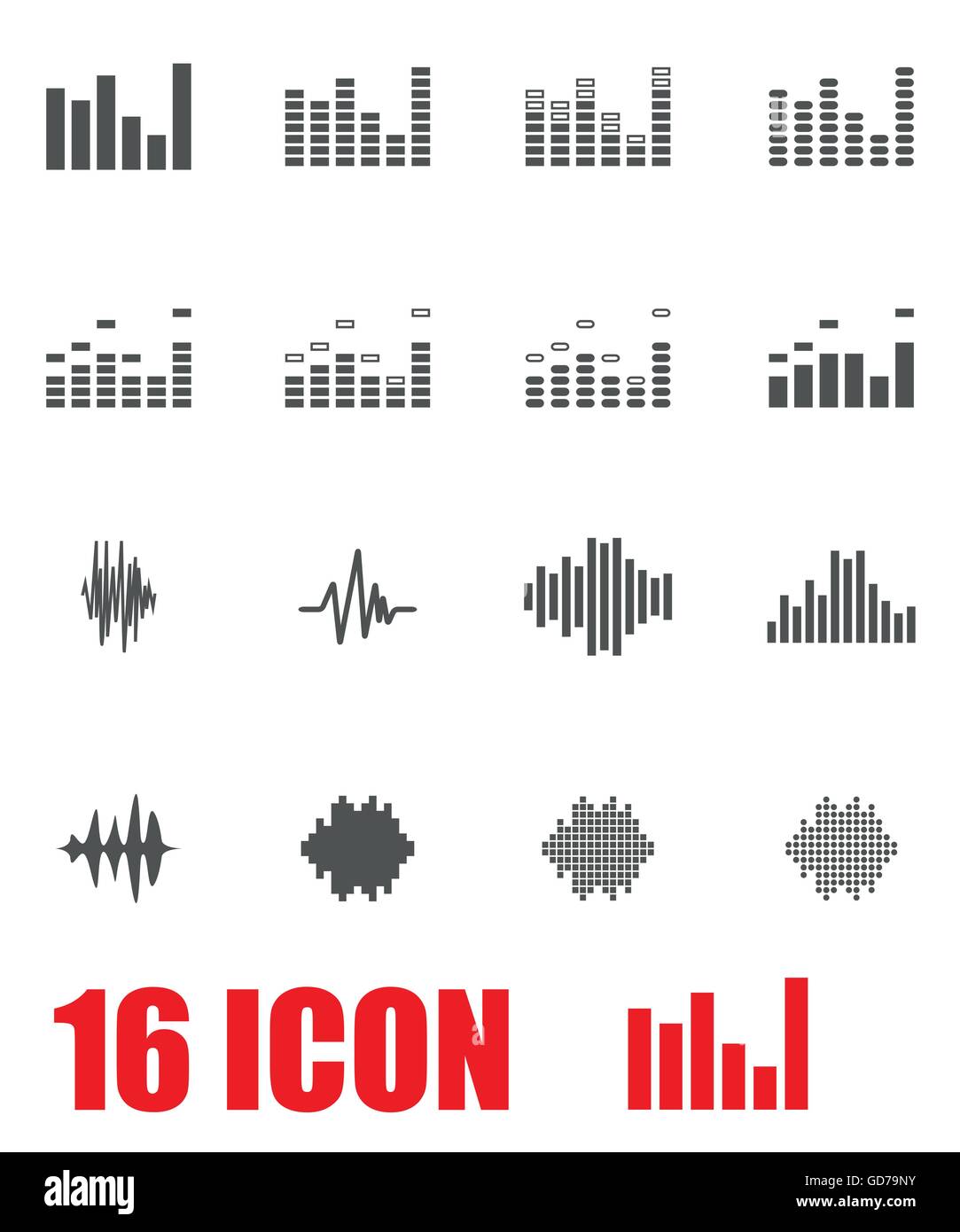 Soundwaves and illustration Stock Vector Images - Alamy