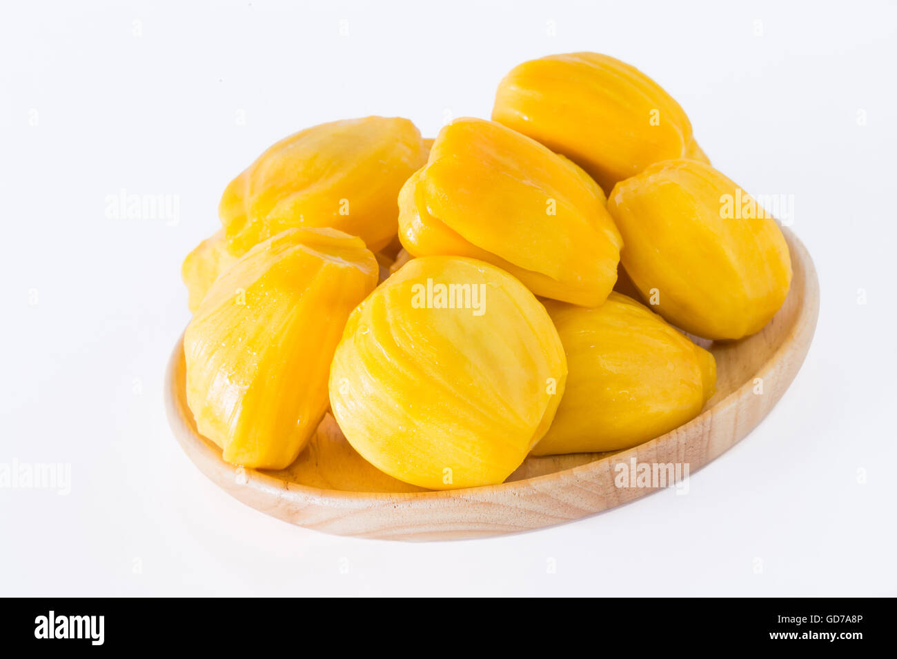 Jackfruit, ripe fruit, sweet white background Stock Photo - Alamy