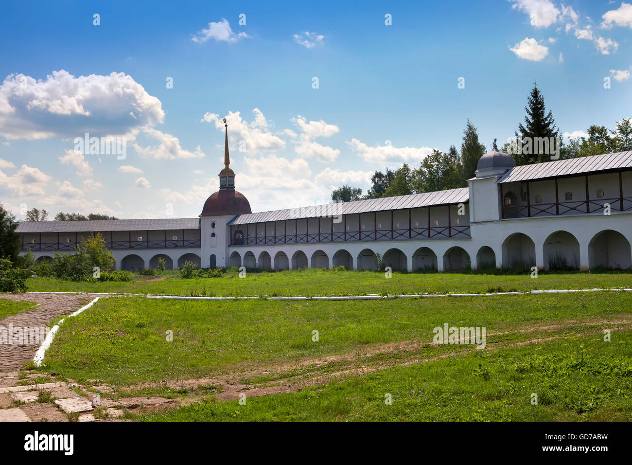 Tikhvin Assumption Monastery, a Russian Orthodox, (Tihvin, Saint ...