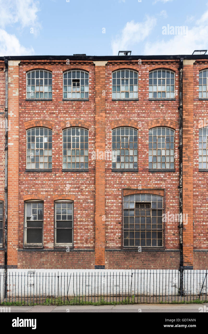 An old, disused factory building in Wellingborough Northamptonshire UK ...