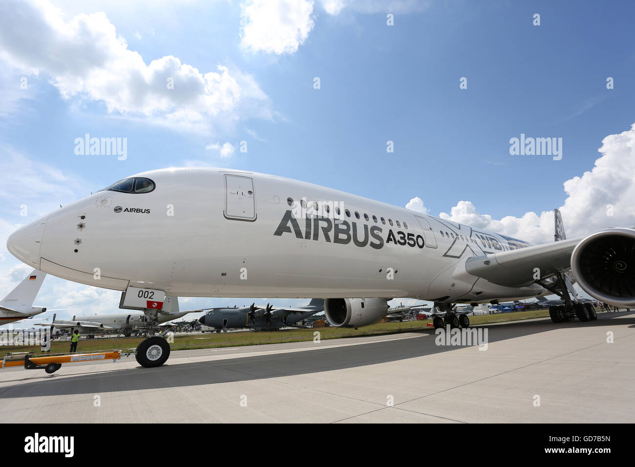 Berlin, Germany, 2nd June, 2016: Airbus presents latest aircraft A350X ...