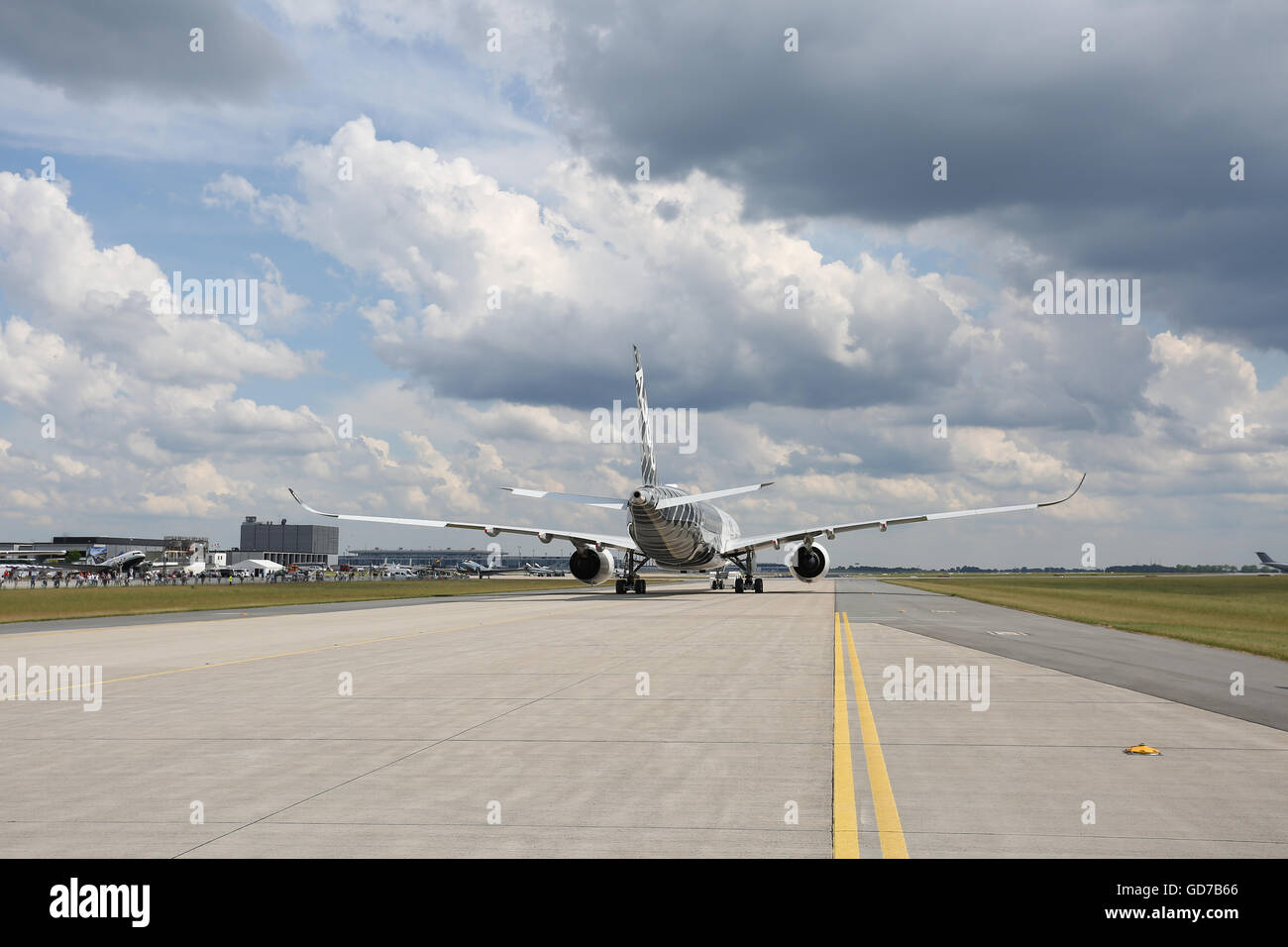 Berlin, Germany, 2nd June, 2016: Airbus presents latest aircraft A350X ...