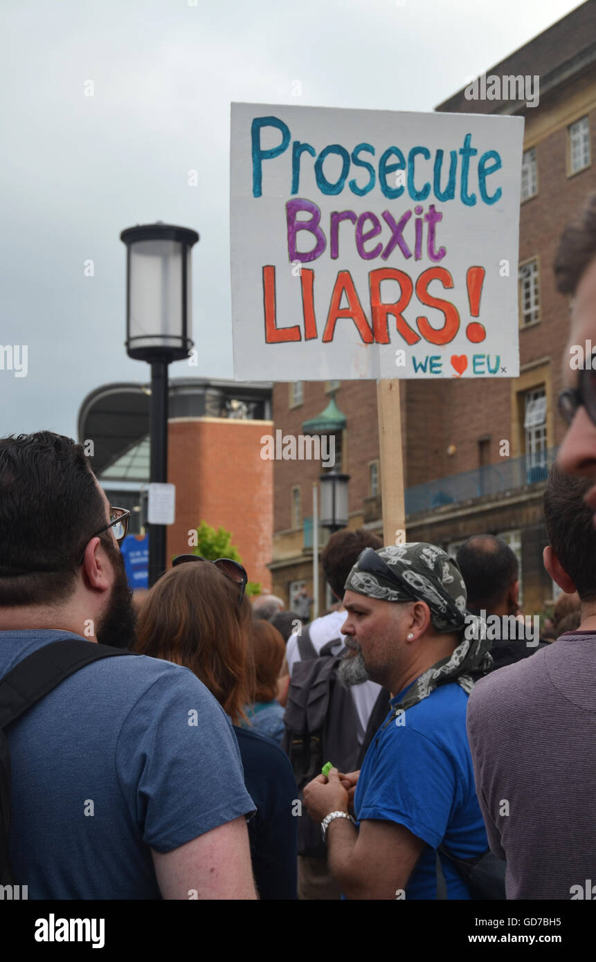 Article 50 brexit voted leave hi-res stock photography and images - Alamy