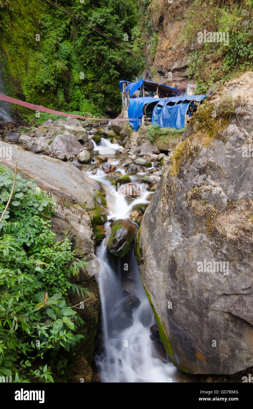 Kanchenjunga Falls, West Sikkim, Sikkim, India Stock Photo - Alamy