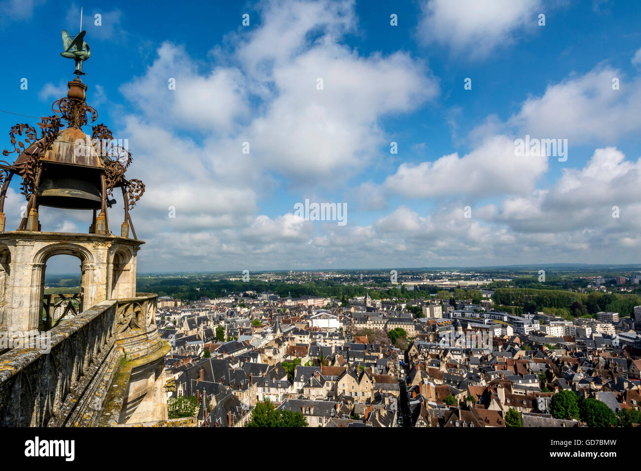 Bourges france aerial hi-res stock photography and images - Alamy