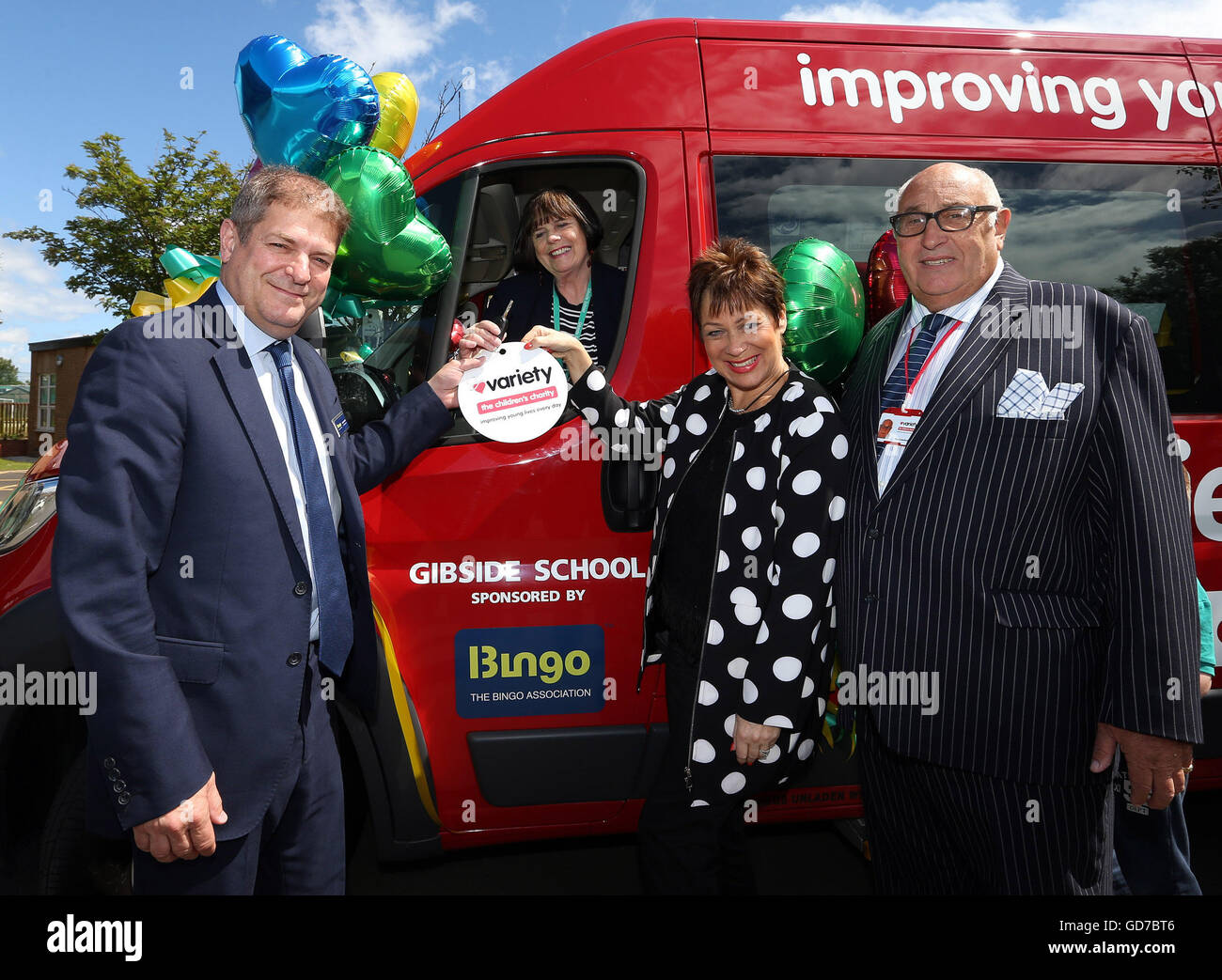 Chairman of the northern region for variety at gibside school hi-res ...