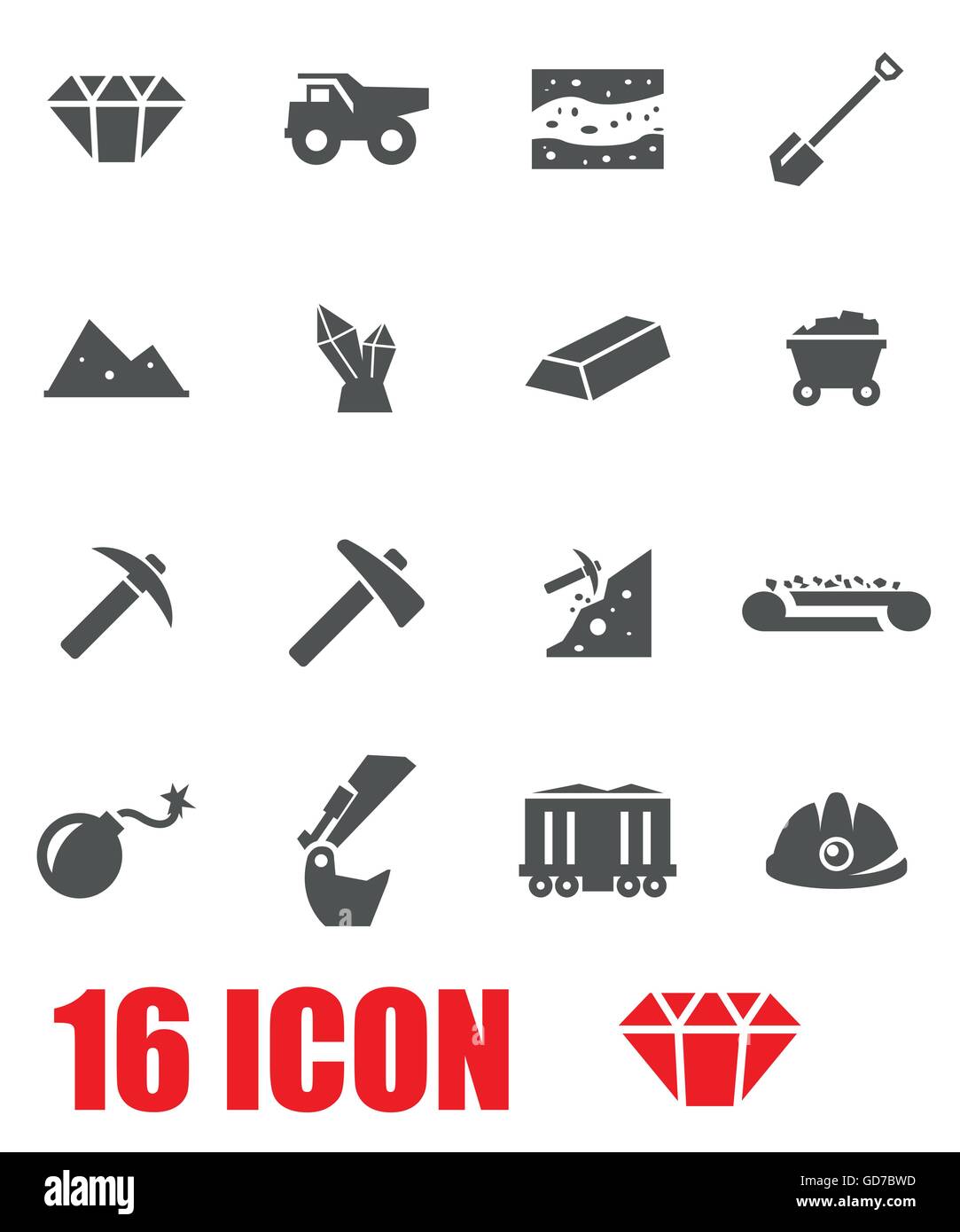 Coal Mine Mining Conveyor Stock Vector Images - Alamy