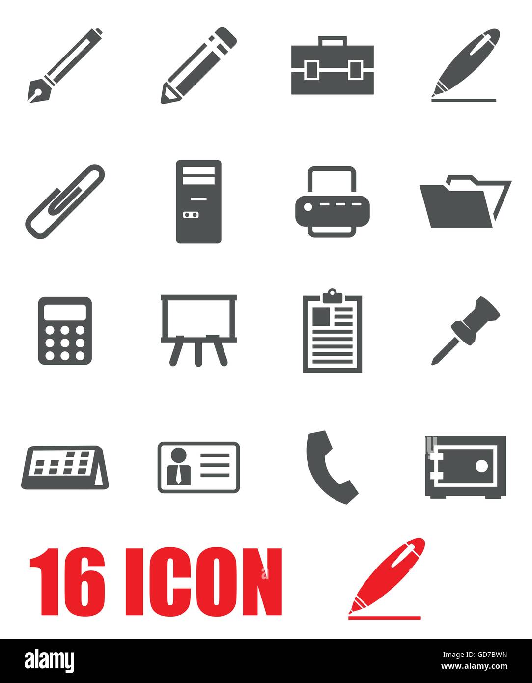 Vector grey notes icon set Stock Vector Image & Art - Alamy