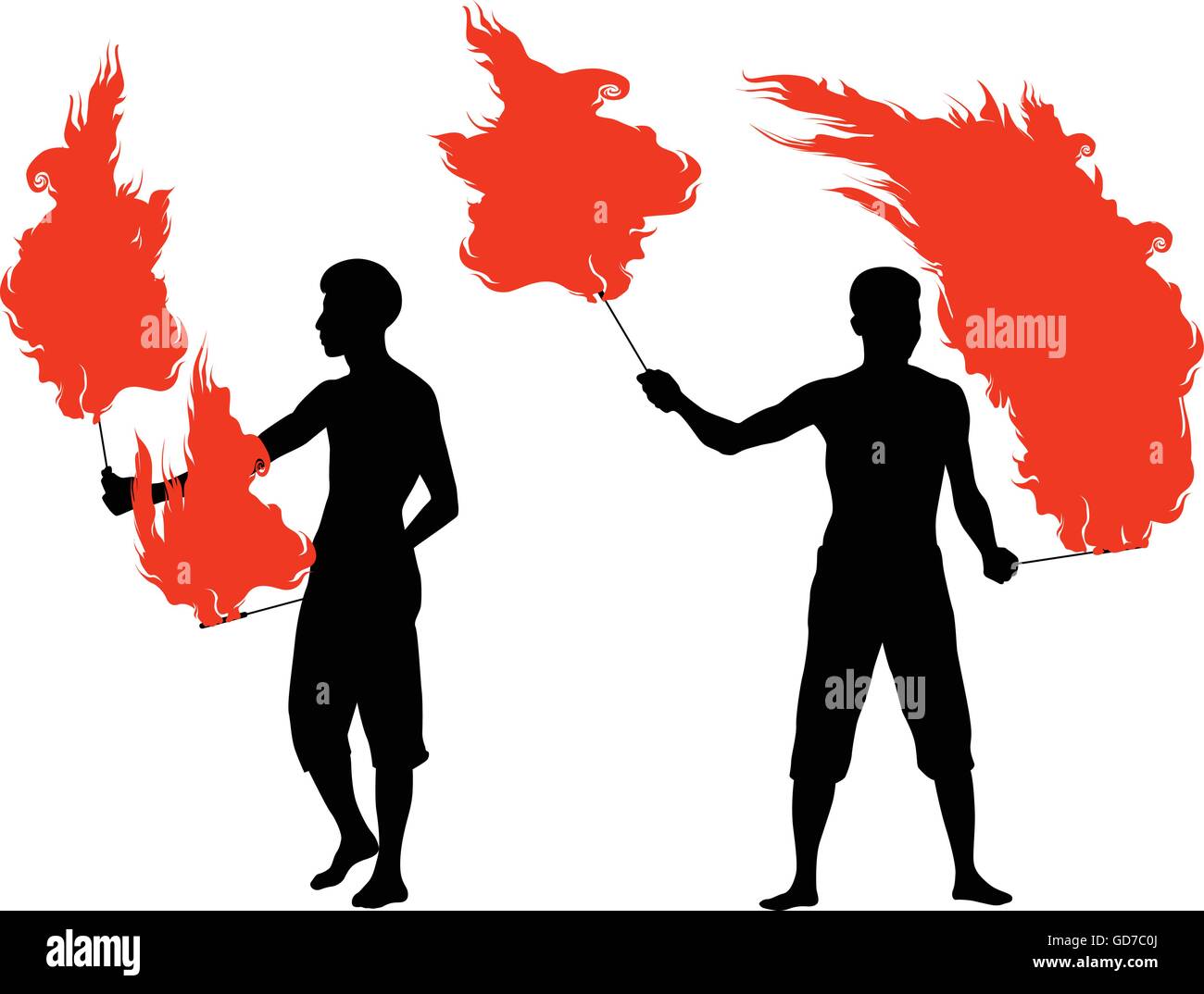 Show flame Stock Vector Images - Alamy